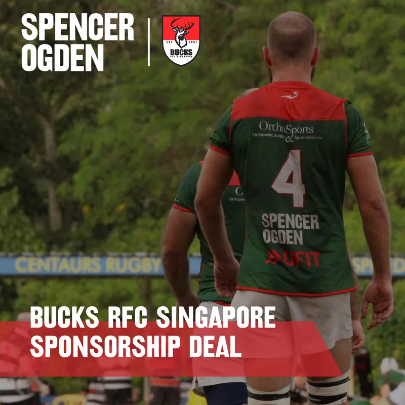 Spencer Ogden - renews Sponsorship Deal, Bucks RFC Rugby Club Singapore