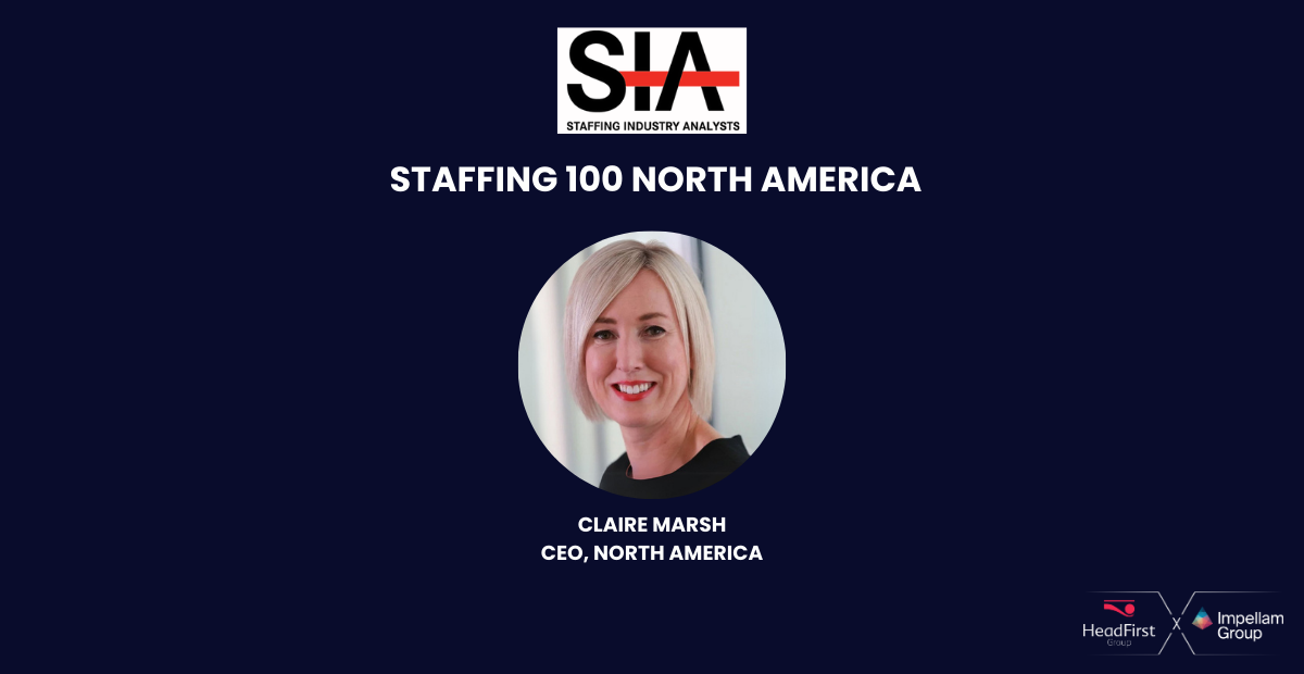 Impellam Group Americas CEO Claire Marsh Named to SIA’s 2026 Staffing ...