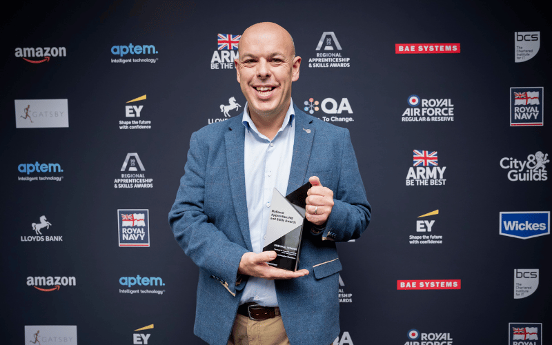 Chris Blackburn of Impellam Group is named Skills Champion of the Year ...