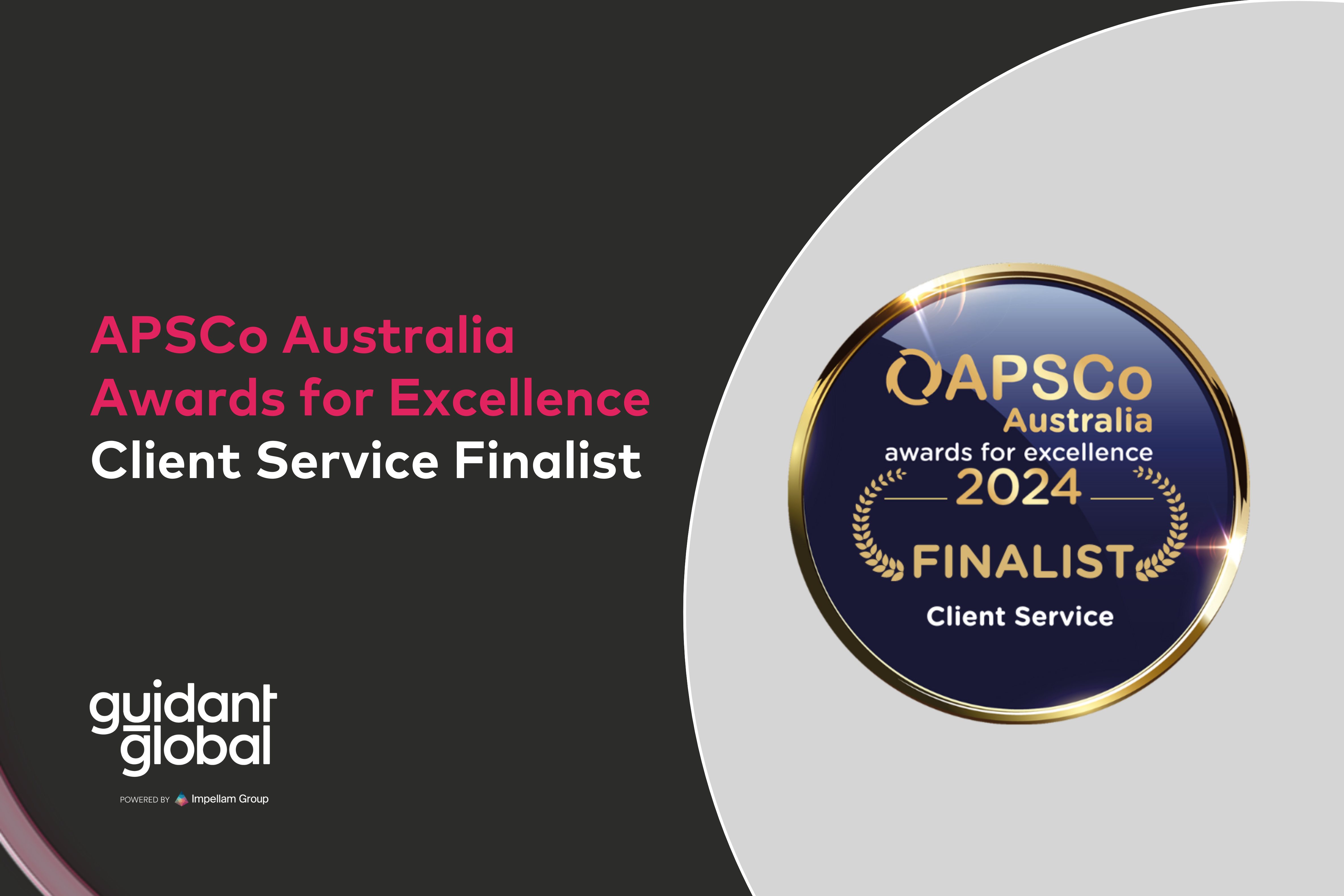 Guidant Global finalist in APSCo Australia Awards | Guidant